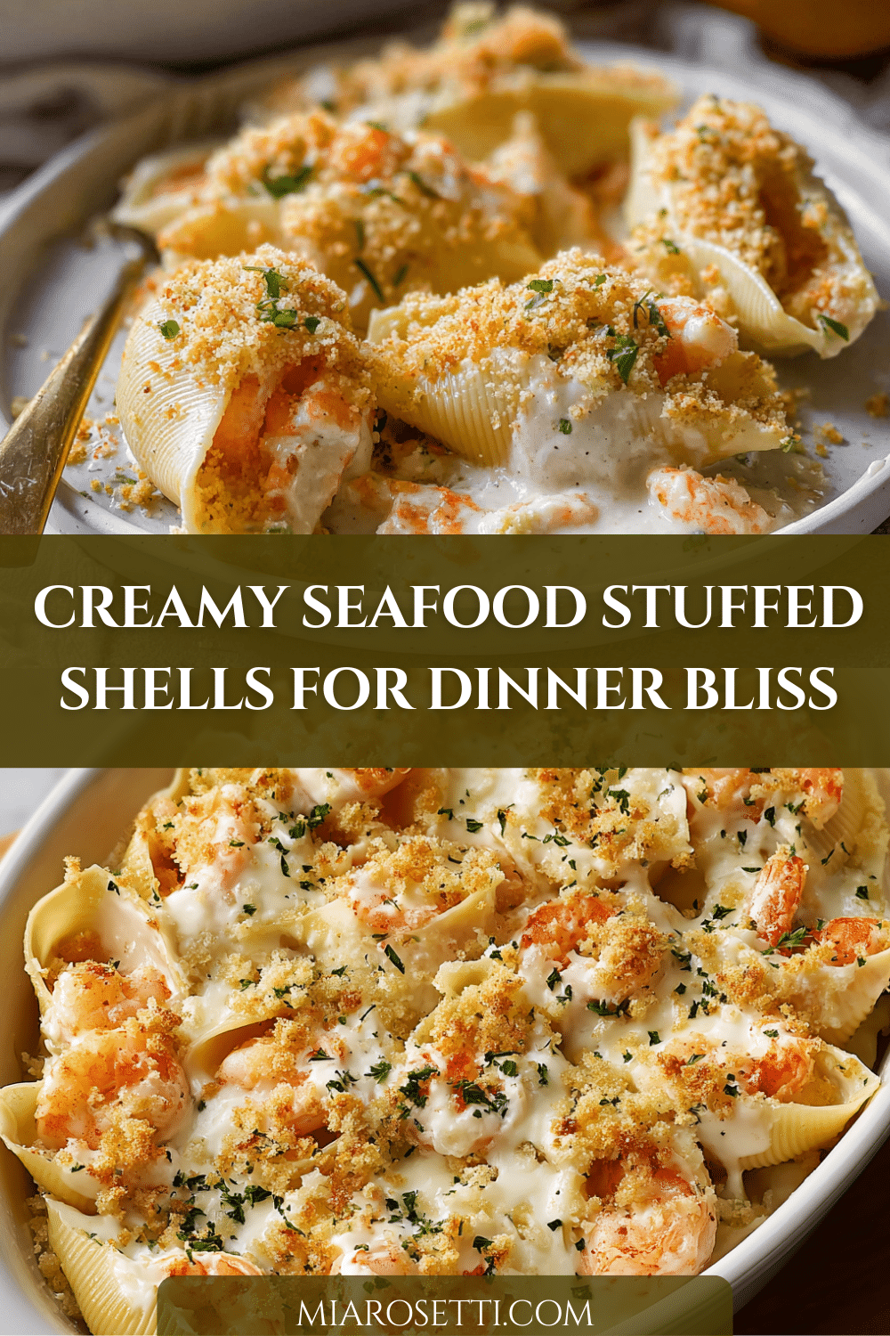 Seafood Stuffed Shells Recipe - A Flavorful Seafood Delight