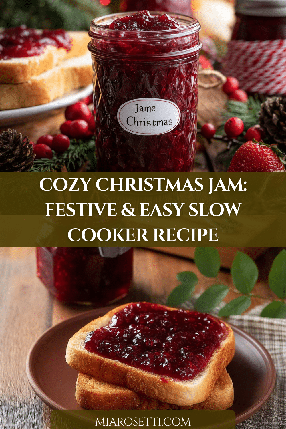 Christmas Jam Delight: Easy Holiday Recipe for Festive Flavors