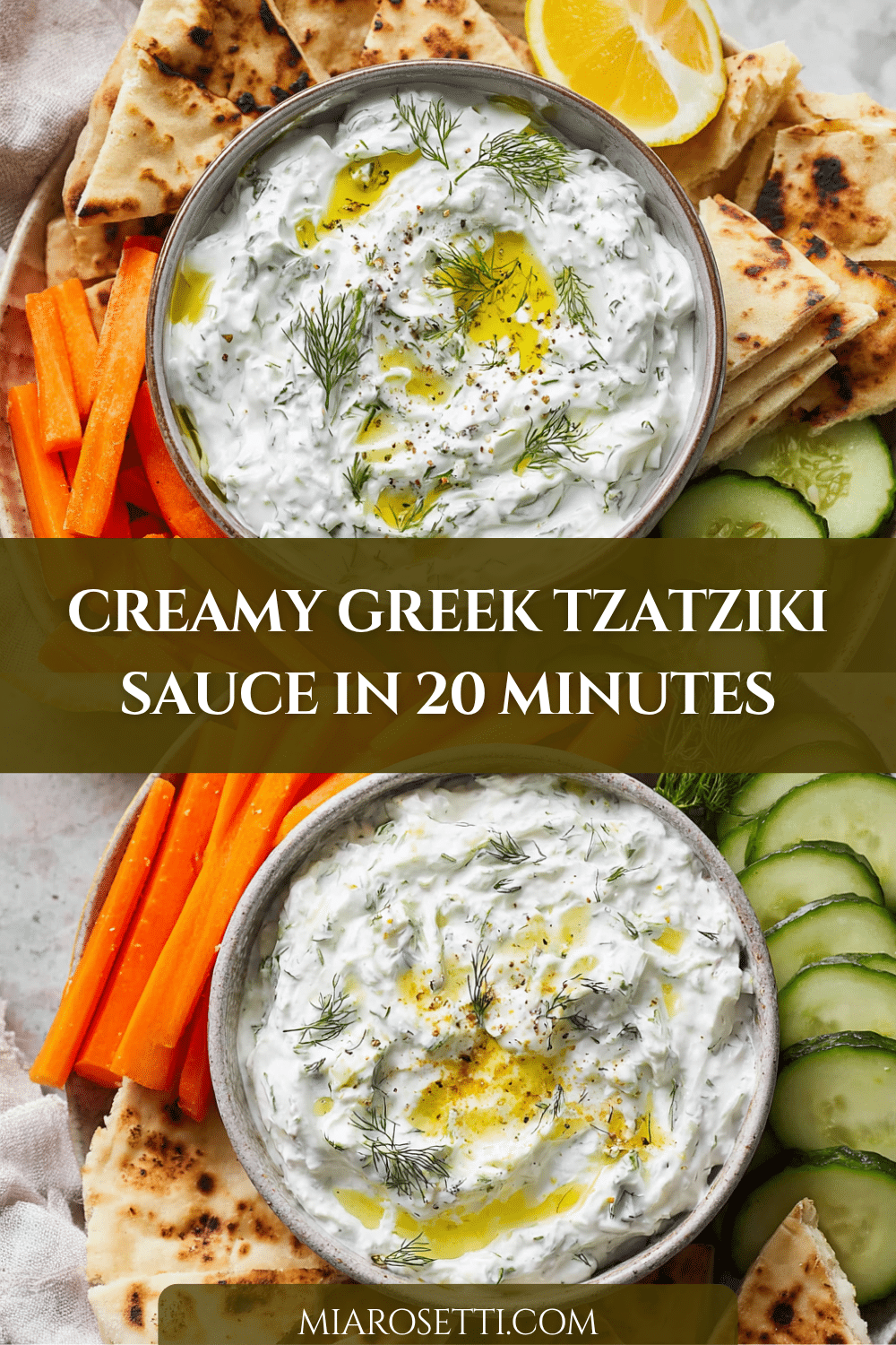 Greek Tzatziki Sauce: Creamy Yogurt Dip for Mediterranean Delights