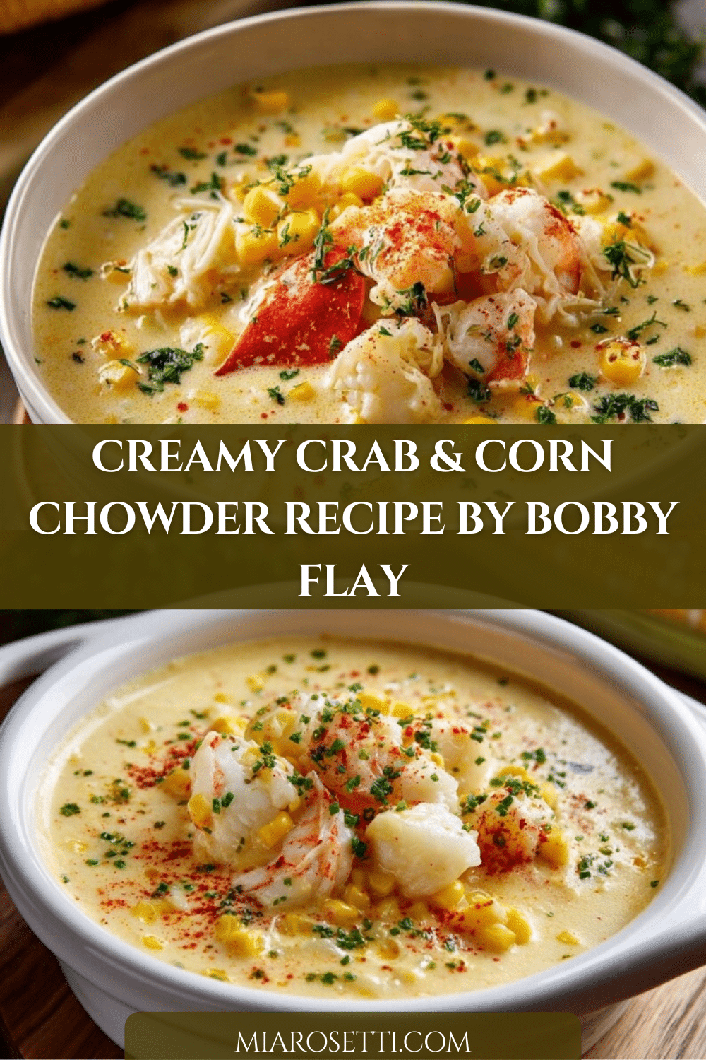 Bobby Flay’s Crab & Corn Chowder: Flavorful Seafood Soup